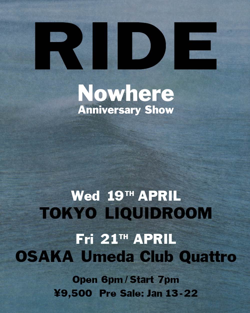 Liquid Room, Tokyo, Japan - Ride Digital Archive